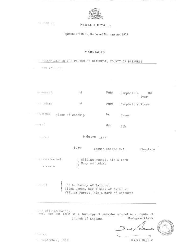 Research Project for Diploma of Family History | Gransden Family